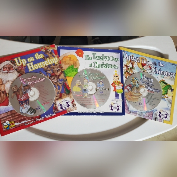 Other | Childrens Christmas Storybooks And Cd Set Read And Sing Along ...